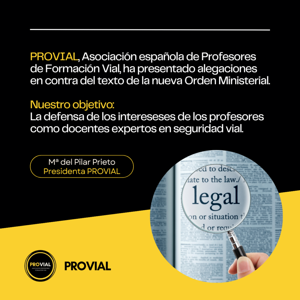 Aportaciones de PROVIAL a la nueva Orden Ministerial - Provial